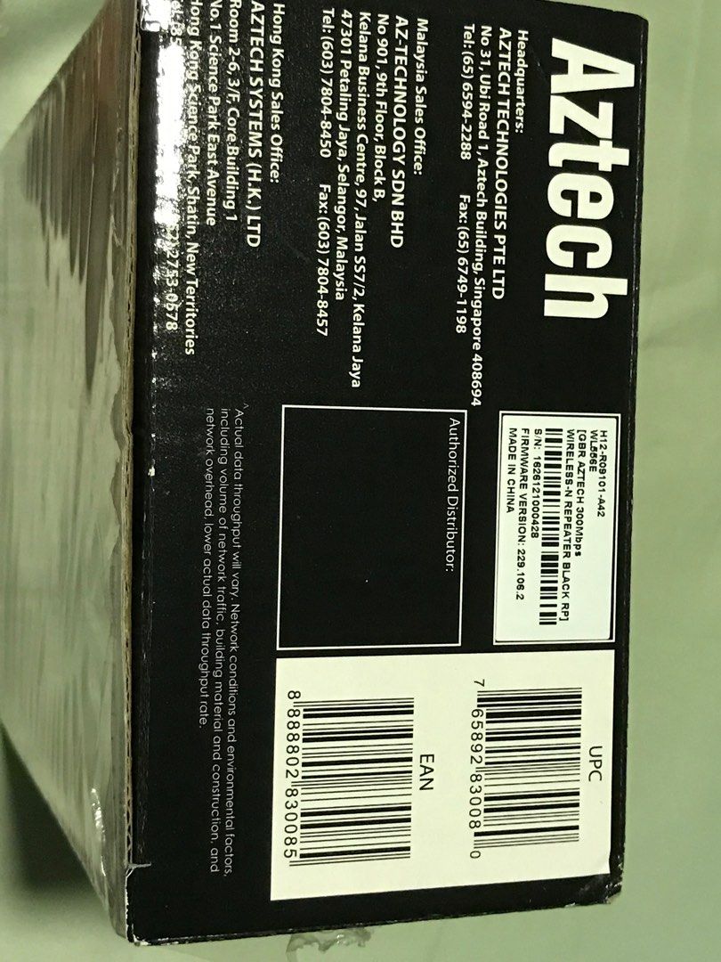 Aztech Wall-Plugged Wireless-N Extender, Computers & Tech, Parts ...