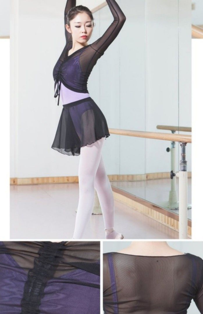 Ballet See Through Top Womens Fashion Tops Longsleeves On Carousell