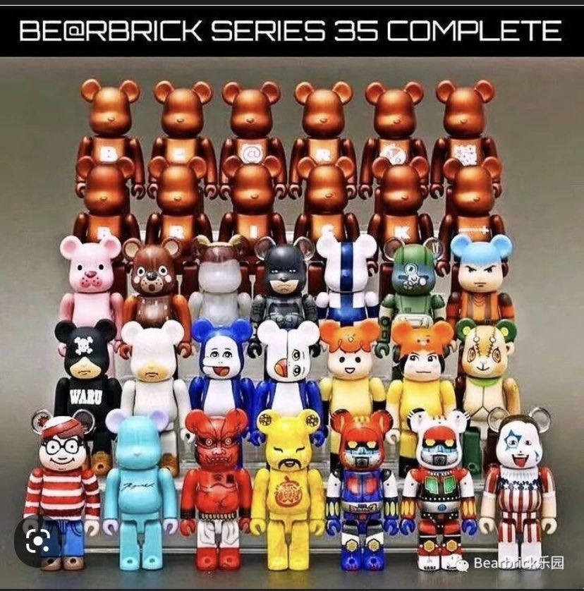 Bearbricks 100% Series 35, Hobbies & Toys, Memorabilia & Collectibles ...