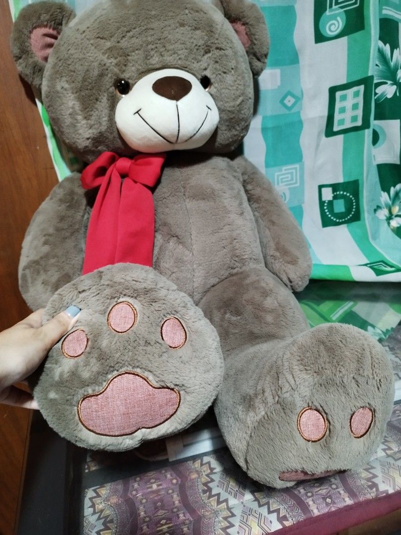 Big Brown Huggable Teddy Bear, Hobbies & Toys, Toys & Games on Carousell
