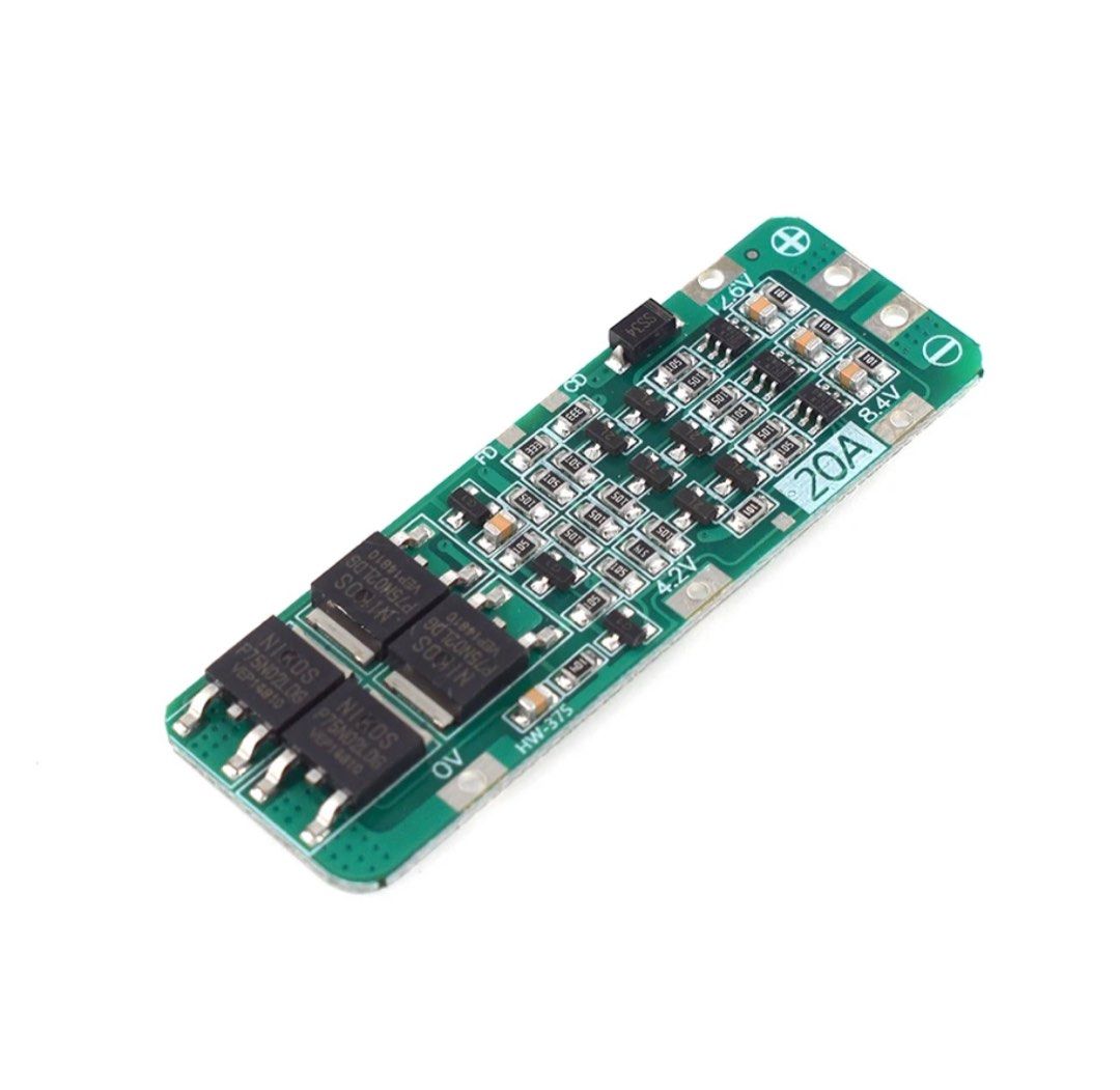 *BMS 12V 3S 3-series 20A Lithium Battery 18650 Charger PCB BMS ...