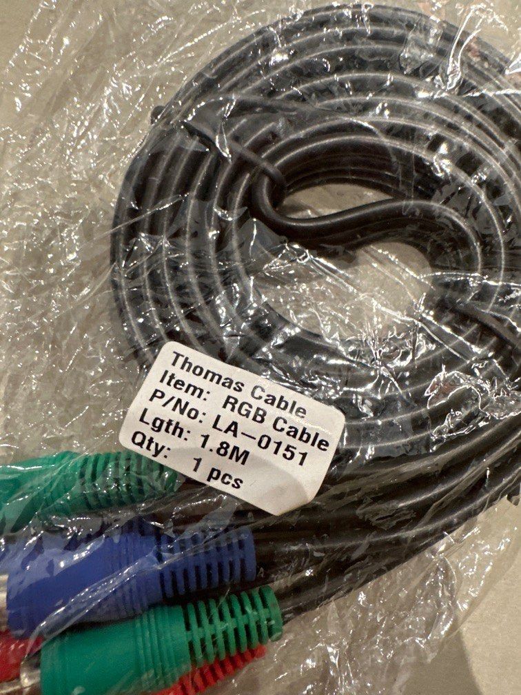 BN RGB Cable, Computers & Tech, Parts & Accessories, Cables & Adaptors ...