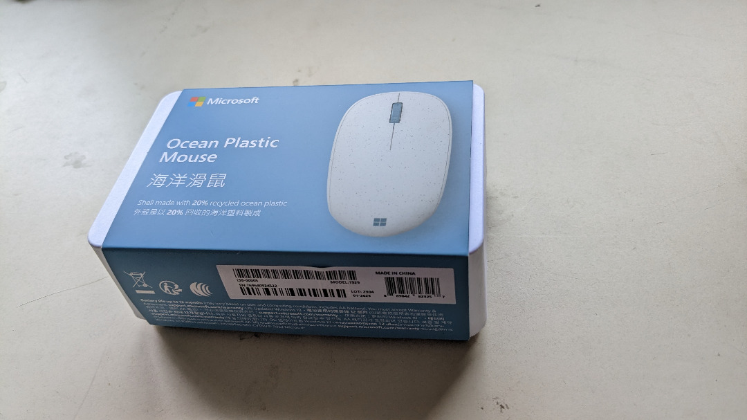 BNIB Microsoft Ocean Plastic wireless mouse, Computers & Tech, Parts & Accessories, Mouse ...