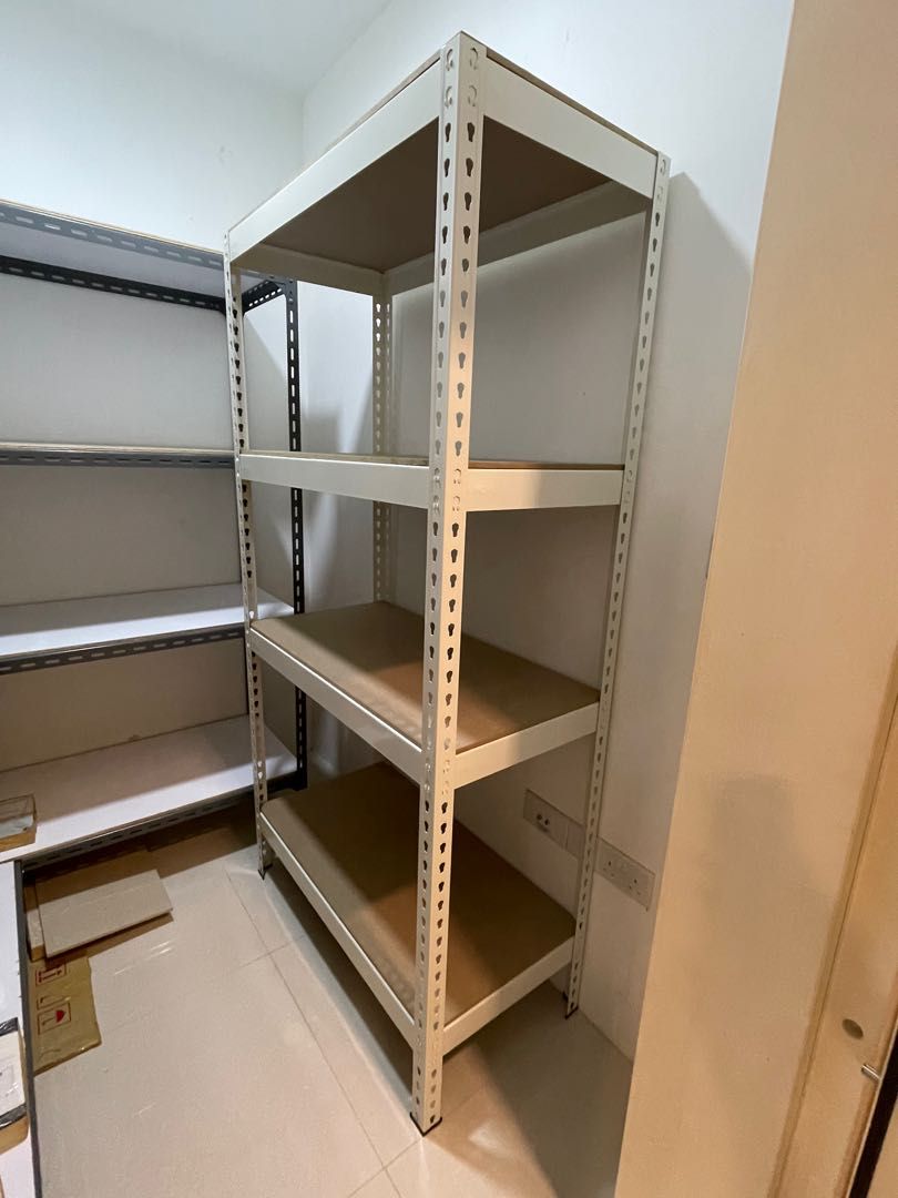 Bomb shelter rack / shelves / storage rack white rack, Furniture & Home ...