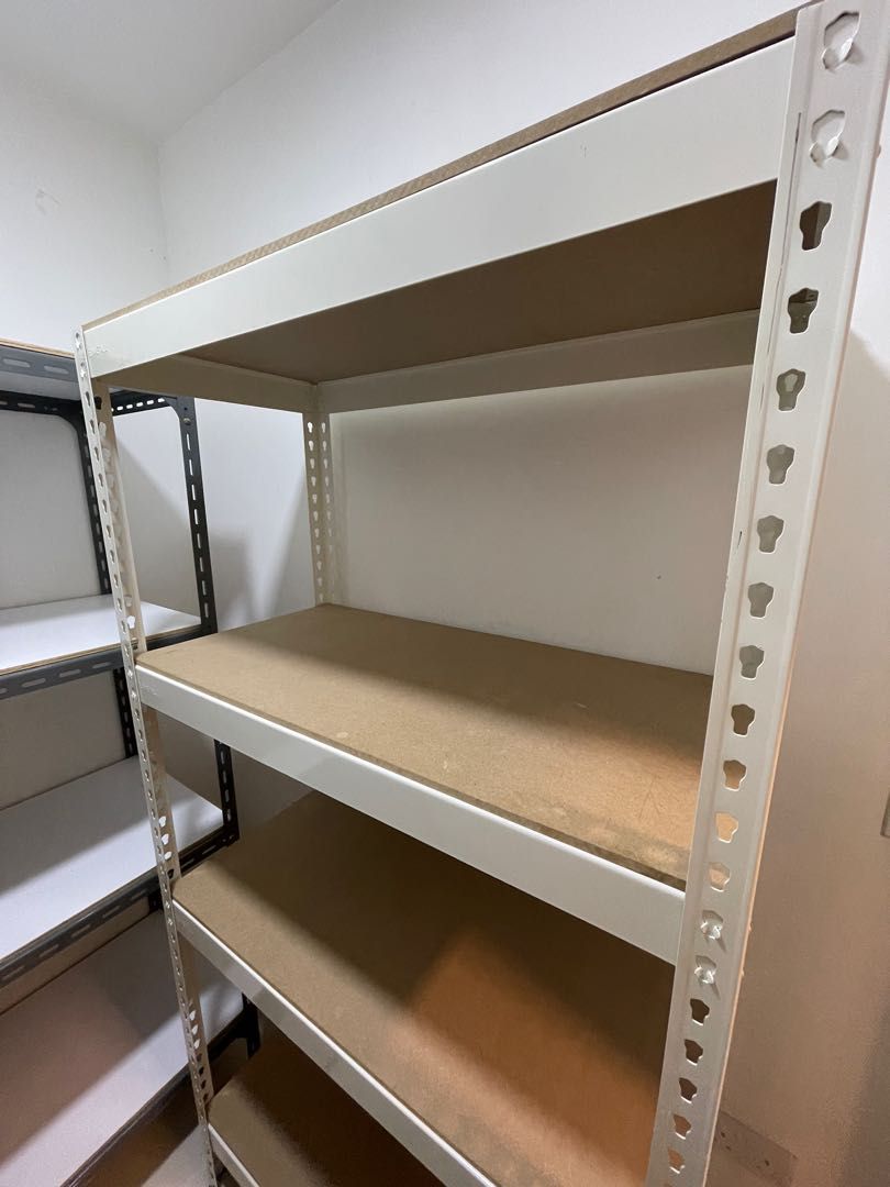 Bomb shelter rack / shelves / storage rack white rack, Furniture & Home ...
