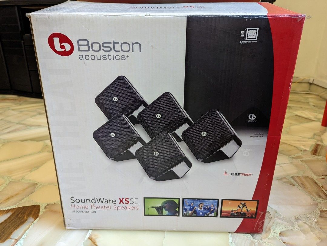 Boston Acoustics SoundWare XS SE Home Theater Speakers, Audio ...