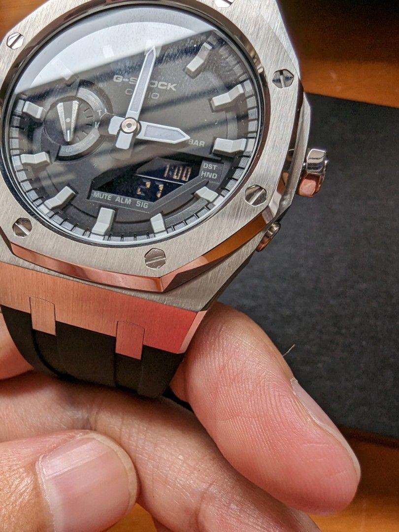 Brand New Casioak mod kit full set (no watch), Luxury, Watches on Carousell