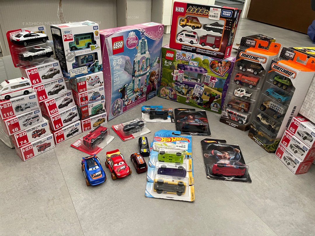 Brand New Hot Wheel, MatchBox, Lego Disney, Lego Friends, Takara Tomy ...