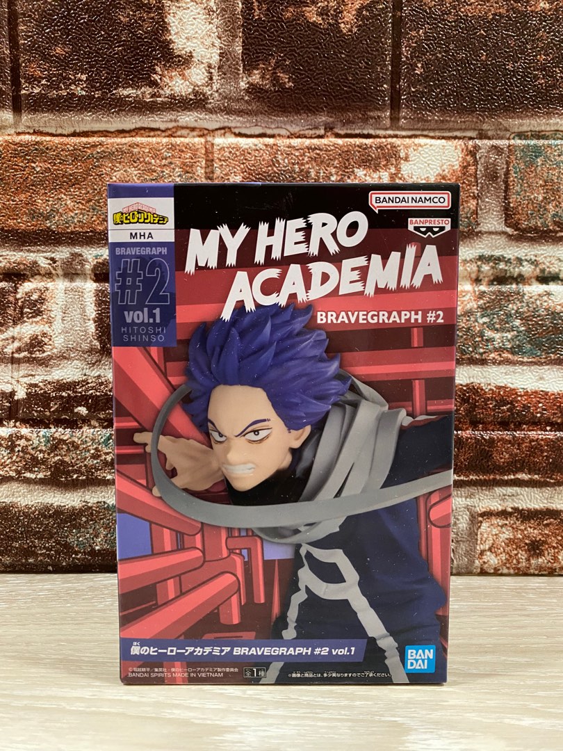 My Hero Academia Bravegraph Vol.1 Hitoshi Shinso Figure Figurine, Hobbies & Toys, Toys & Games ...