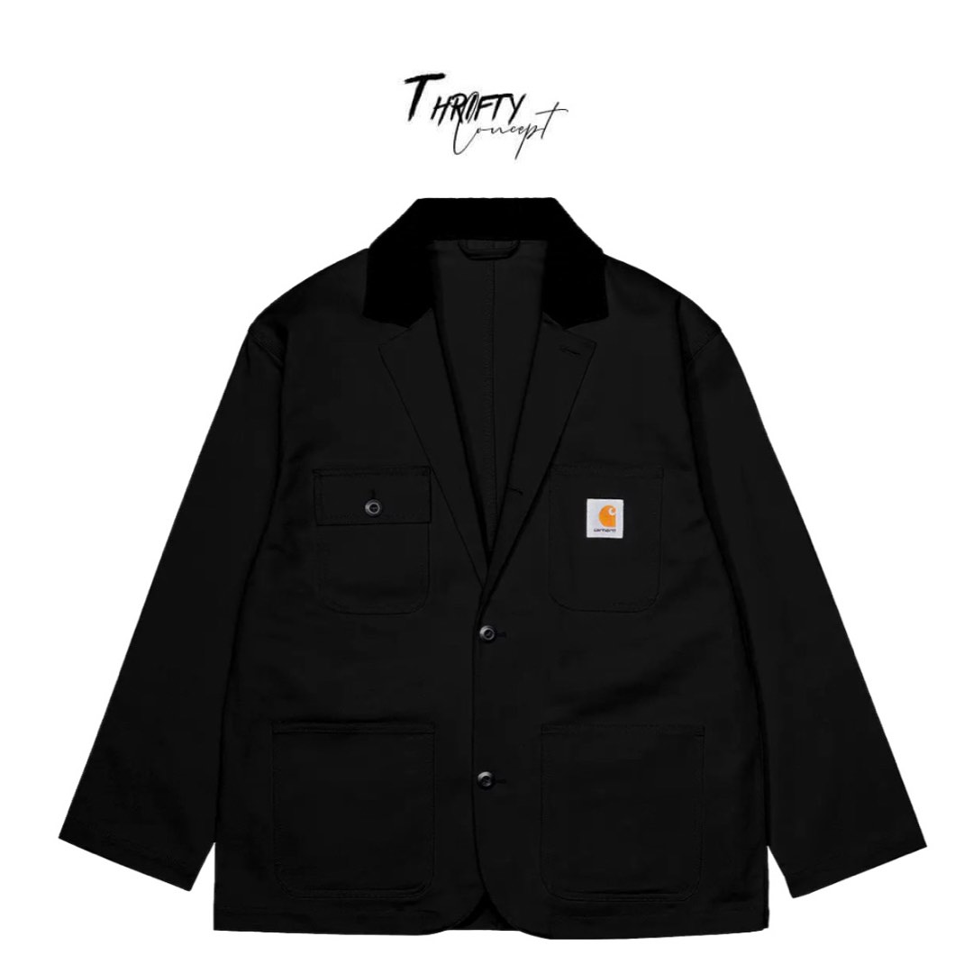 C ärhàr t t WIP Kunichi Michigan Blazer (Black colorway), Men's Fashion ...