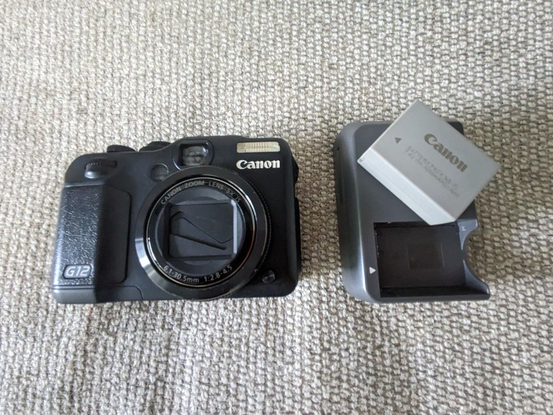 Canon G12 with Kata camera bag, Photography, Cameras on Carousell