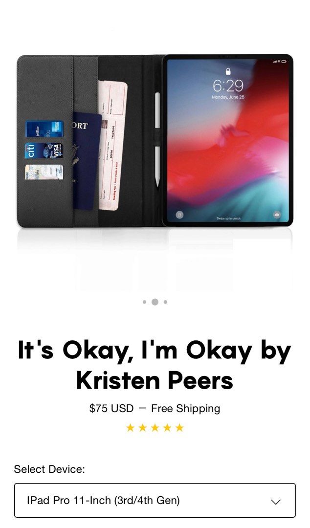 Casetify iPad Pro 11-inch 3rd/4th Gen Case, Mobile Phones & Gadgets, Mobile & Gadget Accessories ...