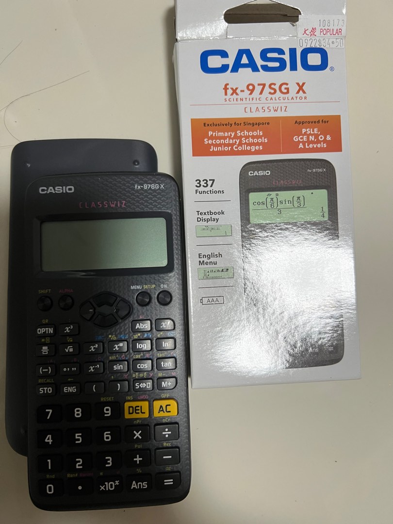 Casio Calculator 97 SG X, Hobbies & Toys, Stationery & Craft ...