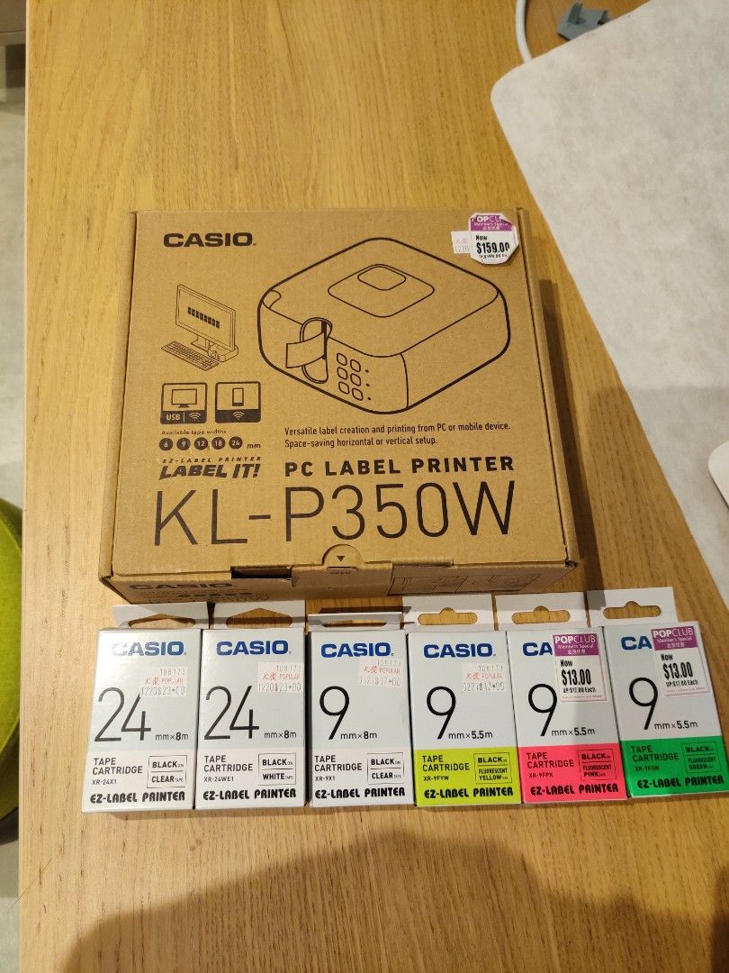 Casio Labeling Machine KL-P350W Bundle Deal, Computers & Tech, Printers, Scanners & Copiers on ...