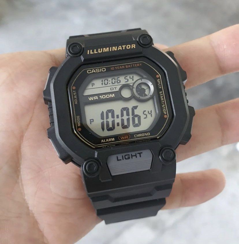 Casio W 737hx 1a Illuminator Digital Quartz W737hx 1a Black W737 Brand