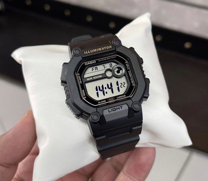 Casio W 737hx 1a Illuminator Digital Quartz W737hx 1a Black W737 Brand