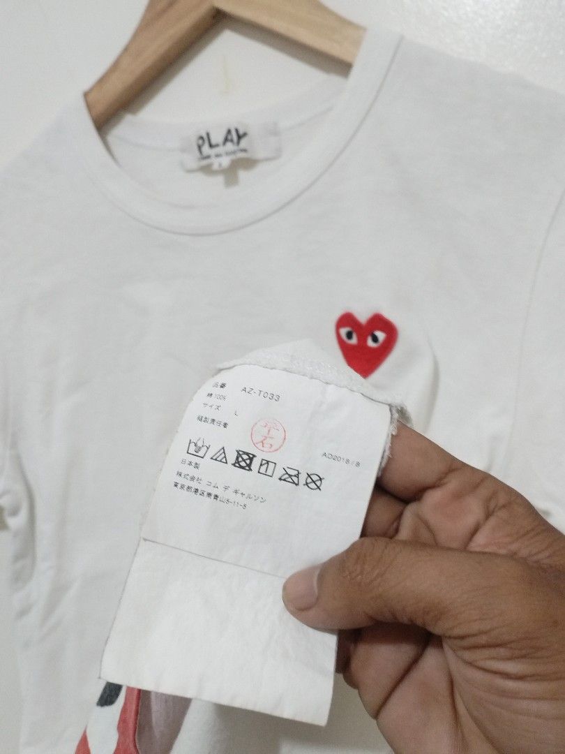 CDG PLAY, Women's Fashion, Tops, Shirts on Carousell