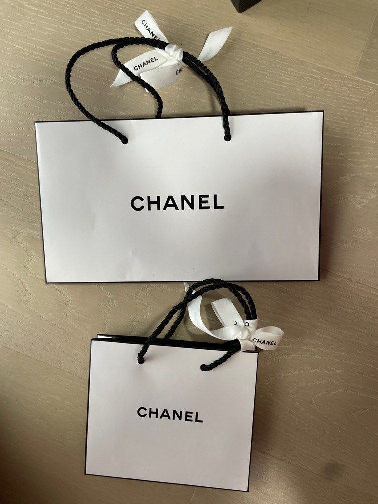 Chanel Paper bags, Luxury, Accessories on Carousell