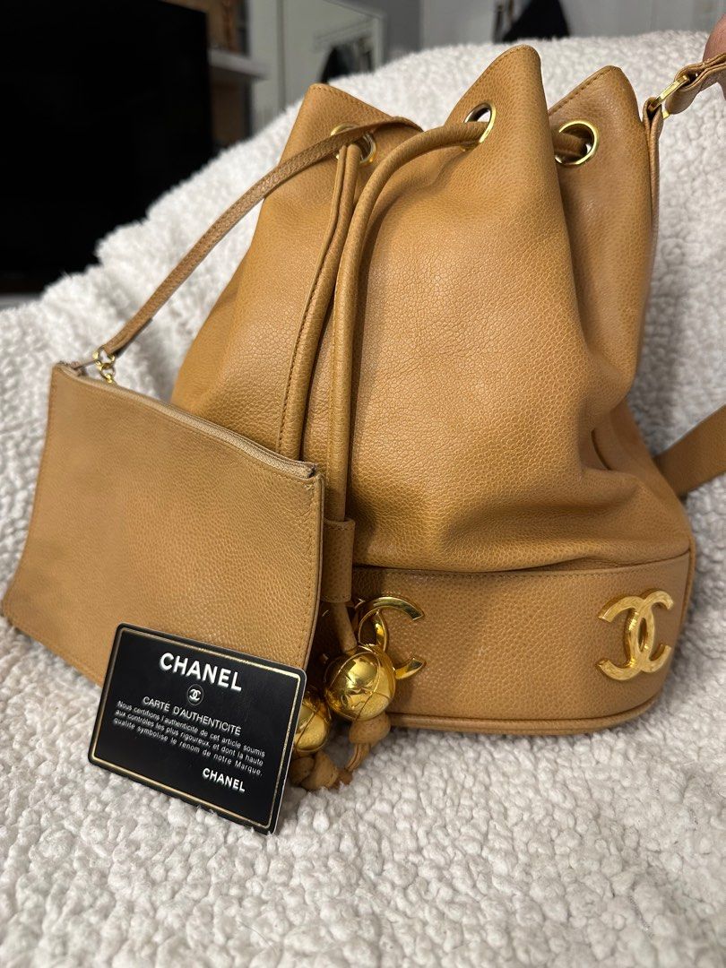 Chanel Triple CC bucket bag, Luxury, Bags & Wallets on Carousell