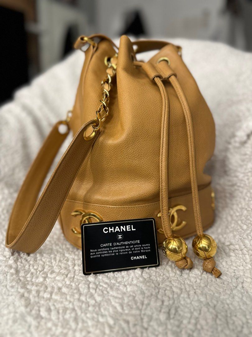 Chanel Triple CC bucket bag, Luxury, Bags & Wallets on Carousell
