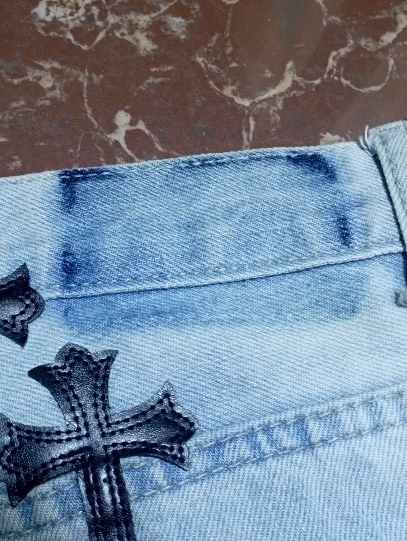 Chrome Hearts Flared Jeans, Women's Fashion, Bottoms, Jeans on Carousell