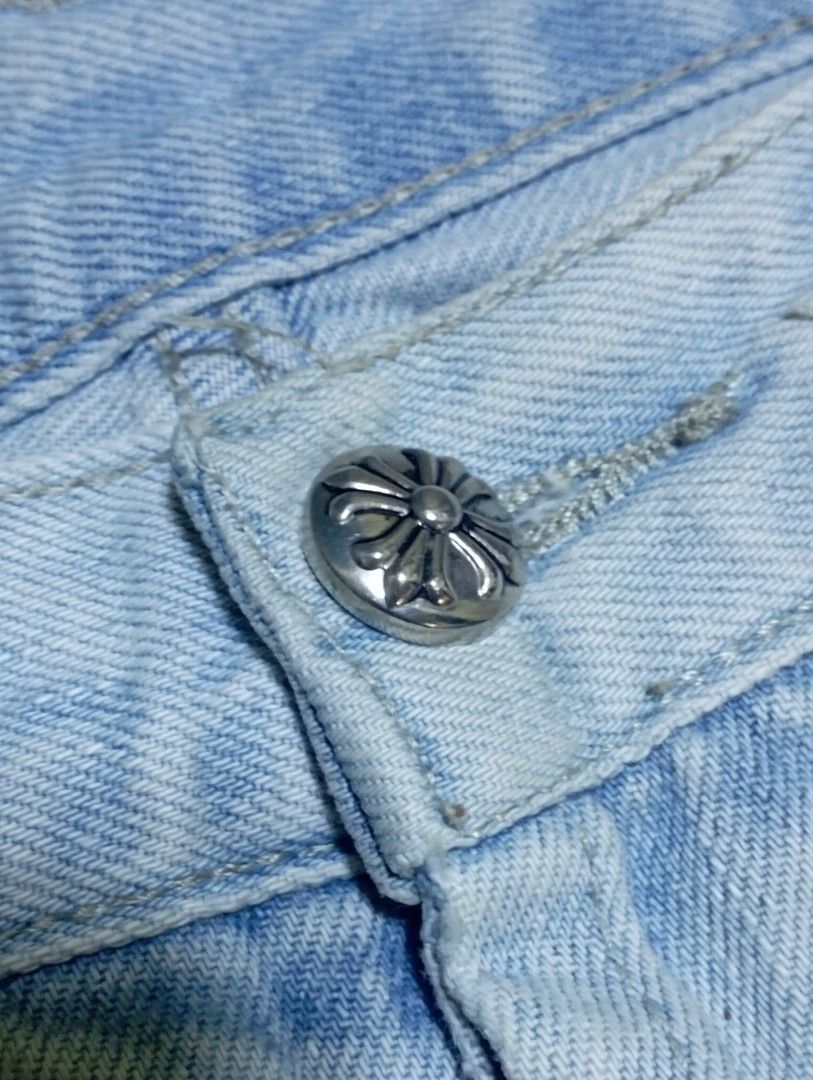 Chrome Hearts Flared Jeans, Women's Fashion, Bottoms, Jeans on Carousell