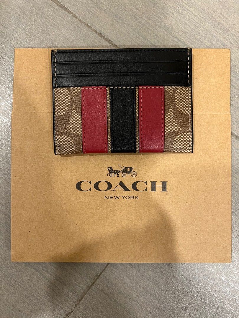 Coach Card Holder Original Mens Fashion Watches And Accessories Wallets And Card Holders On