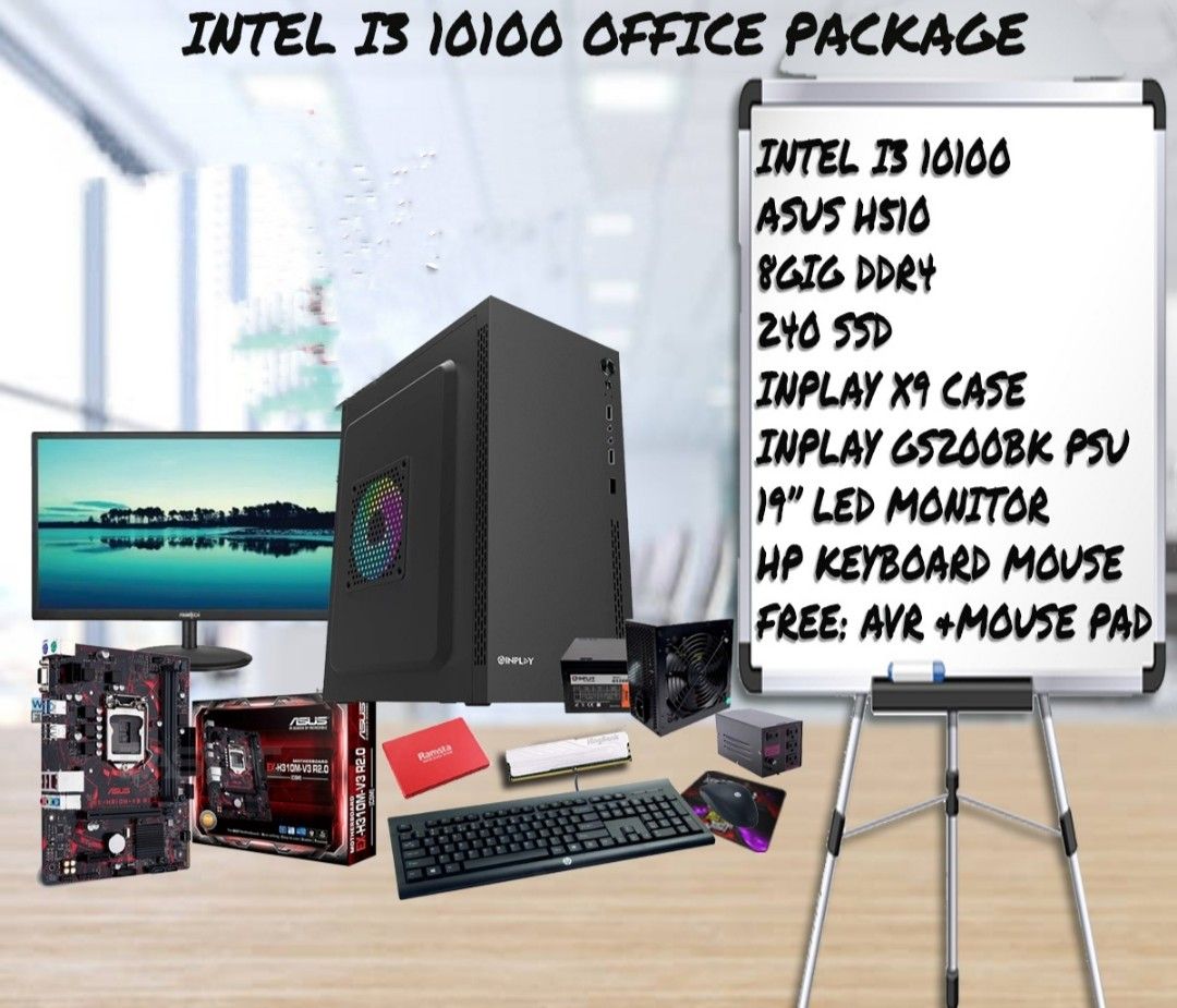 Computer set package on Carousell