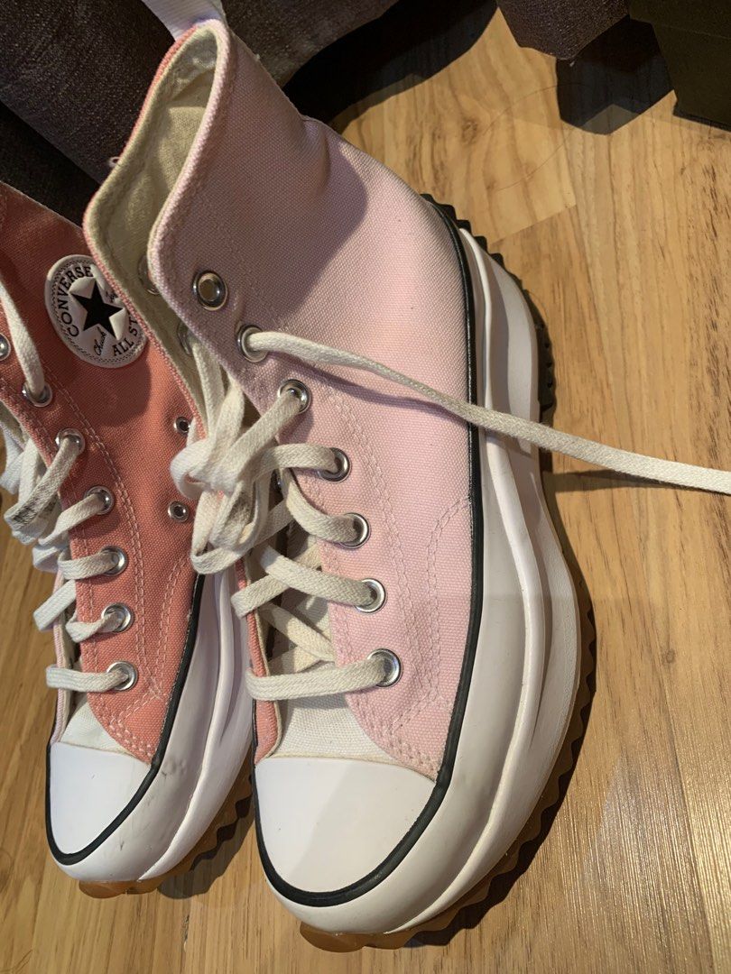 Converse Run Star Hike Pink Quartz Shoes, Women's Fashion, Footwear ...
