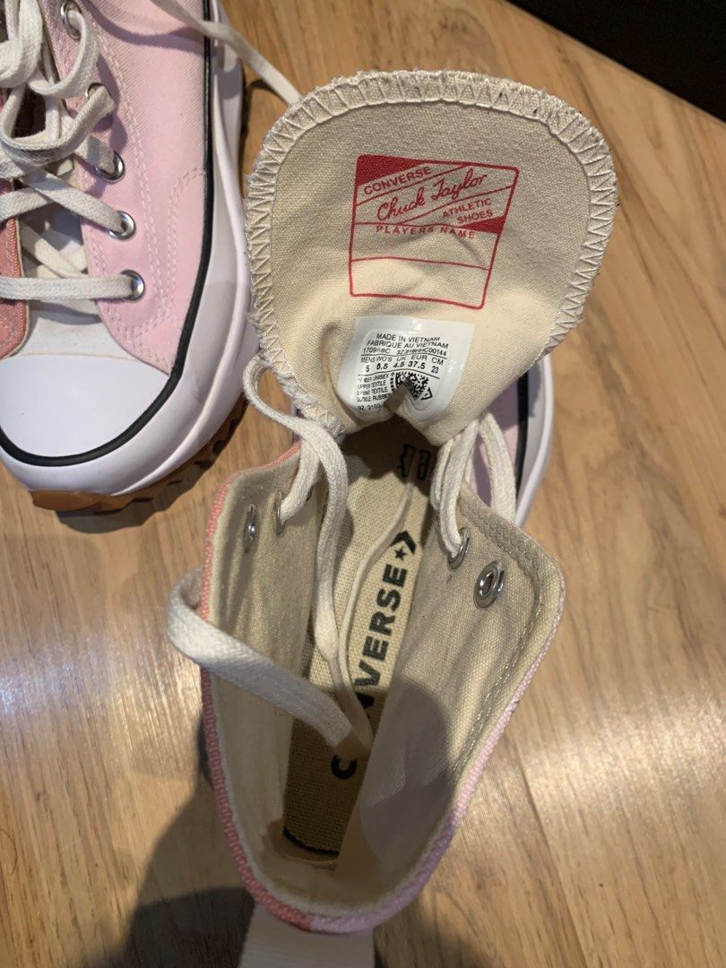 Converse Run Star Hike Pink Quartz Shoes, Women's Fashion, Footwear ...