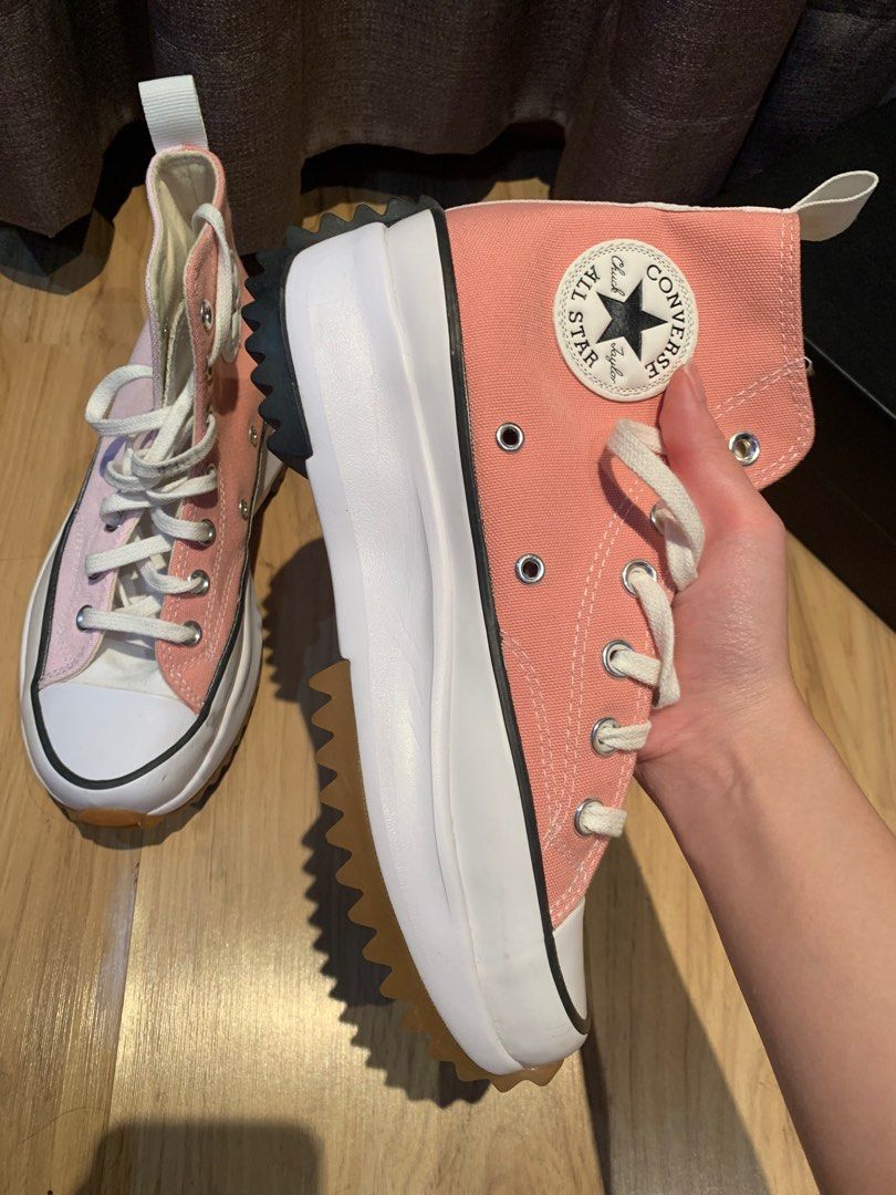 Converse Run Star Hike Pink Quartz Shoes, Women's Fashion, Footwear ...