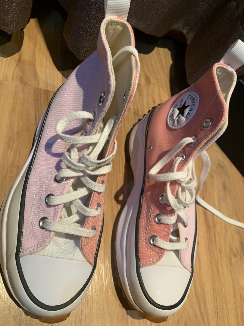 Converse Run Star Hike Pink Quartz Shoes, Women's Fashion, Footwear ...