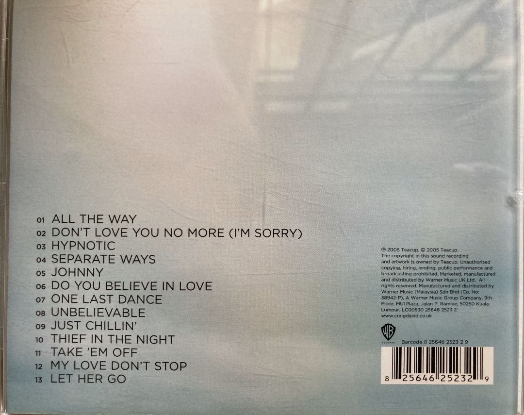 Craig David - The Story Goes, Hobbies & Toys, Music & Media, CDs & DVDs ...