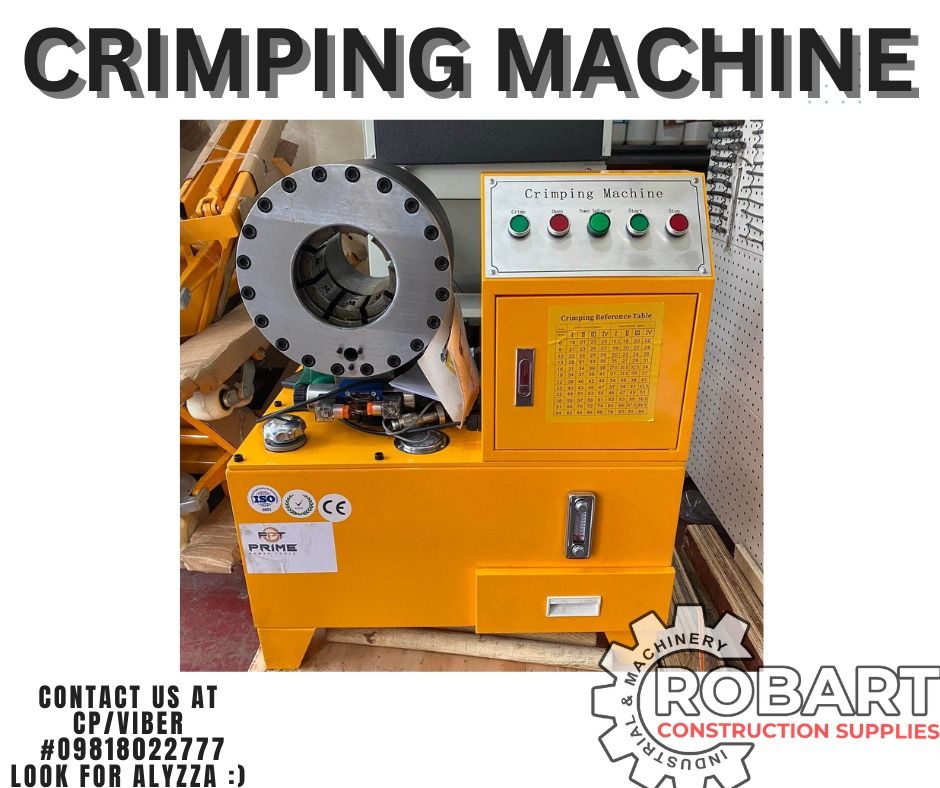 CRIMPING MACHINE, Commercial & Industrial, Construction Tools ...