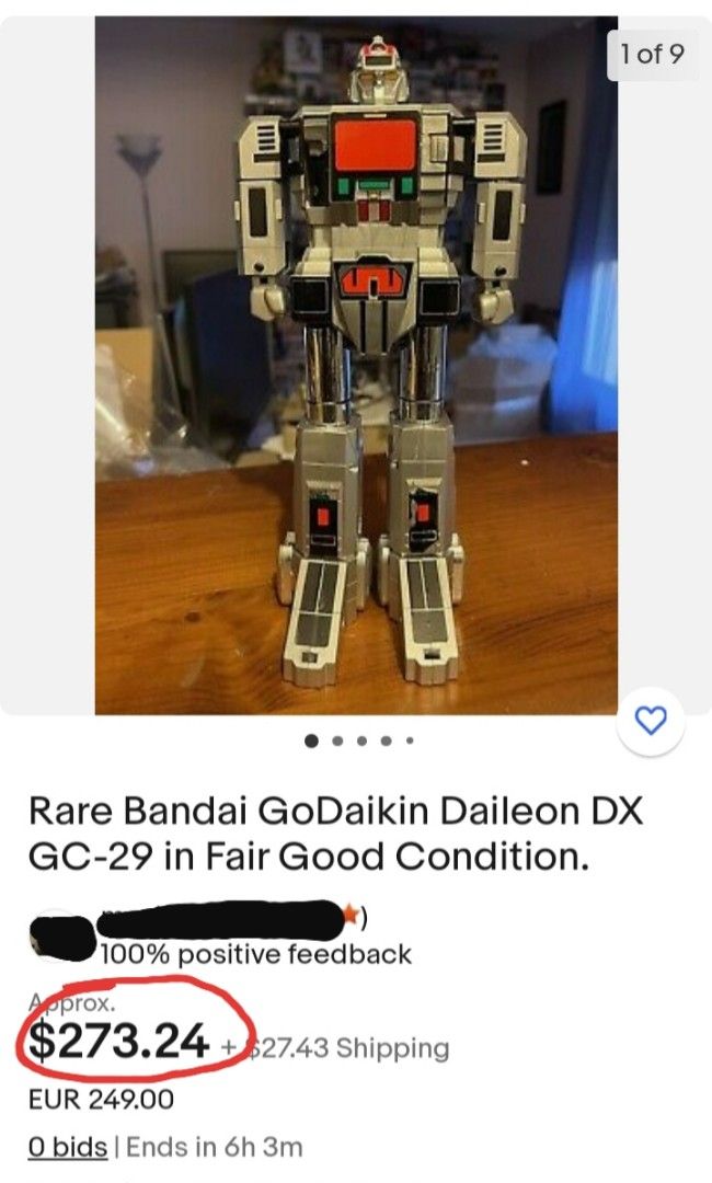 Daileon DX Bandai Vintage Diecast Robot GC-29 Japan Popy Godaikin ...