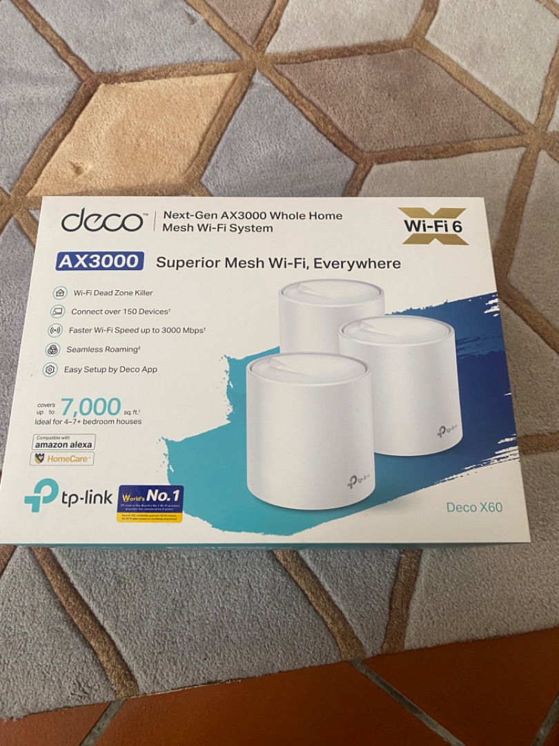Deco AX3000 Mesh Wi-Fi system, Computers & Tech, Office & Business ...