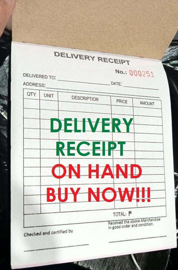 Delivery Receipt, Hobbies & Toys, Stationary & Craft, Other Stationery ...