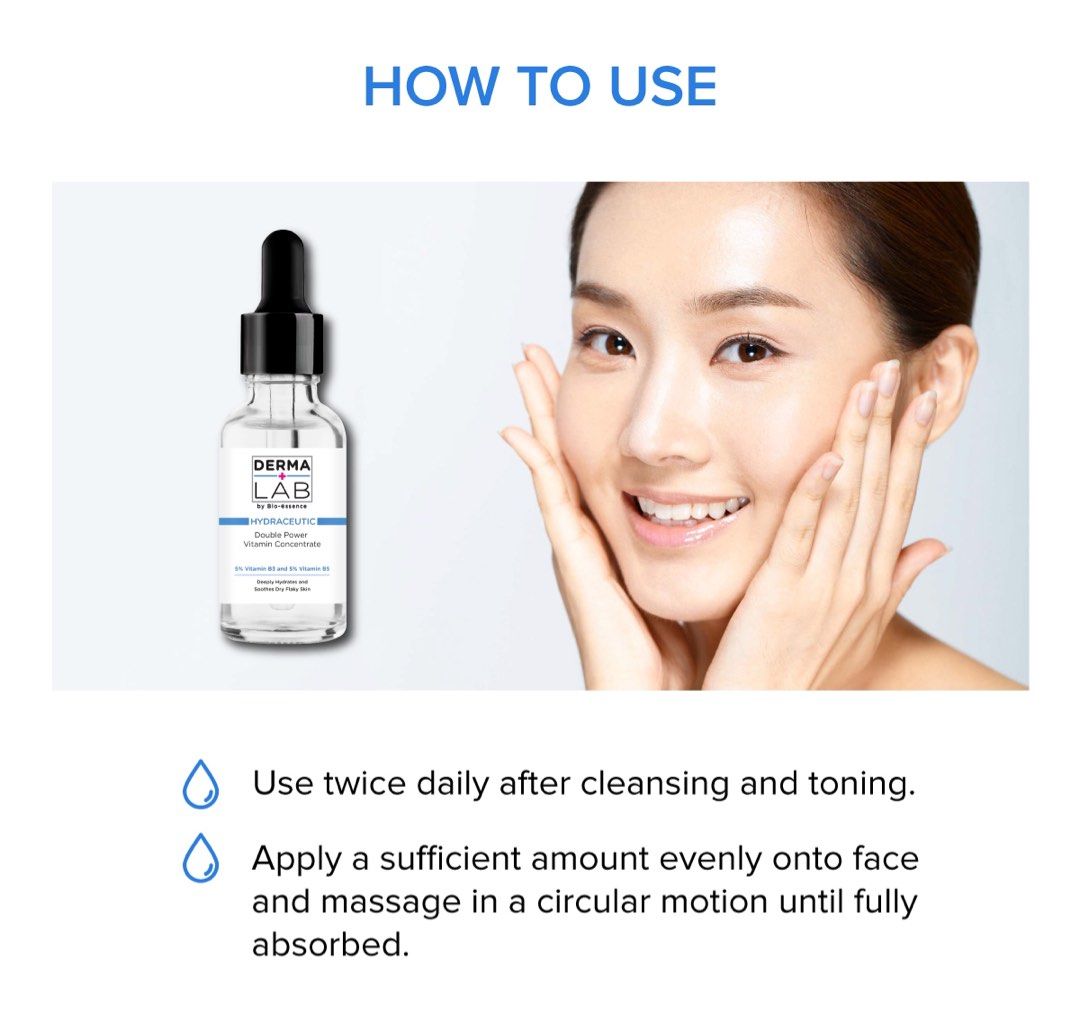 Derma Lab Double Power Vitamin Concentrate 30ml, Beauty & Personal Care ...