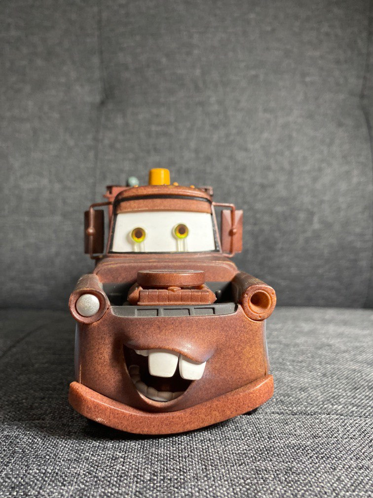 Disney Pixar Cars Track Talkers Mater, 5.5-in, Authentic Favorite Tow ...