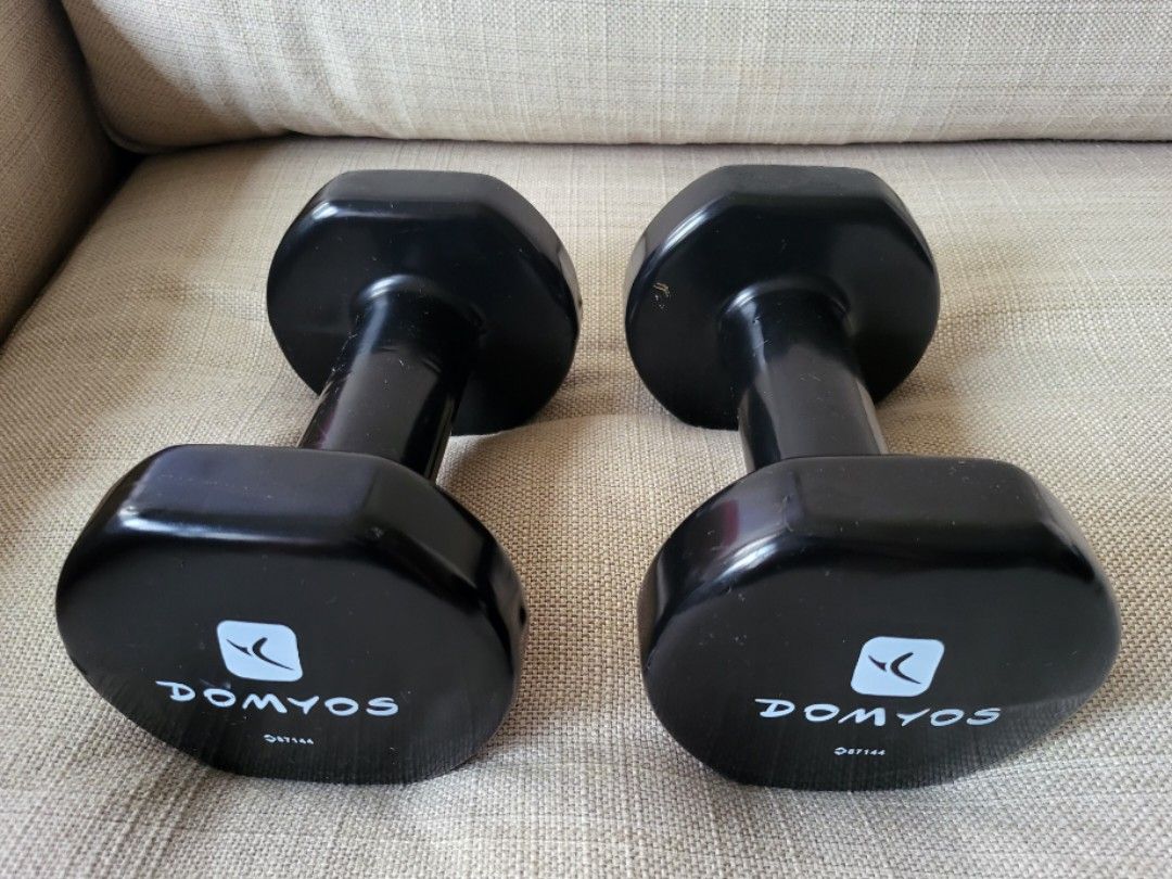 Domyos 5kg Dumbbells from Decathlon, Sports Equipment, Exercise ...