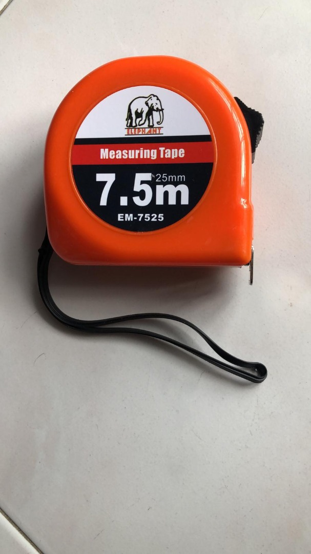 Elephant Measuring Tap 7.5m, Furniture & Home Living, Home Improvement ...