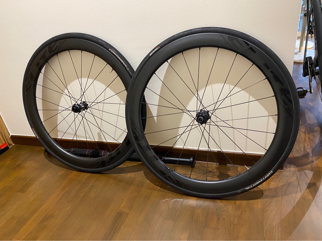 Elite Wheels Marvel Carbon Disc 50mm Wheelset, Sports Equipment ...