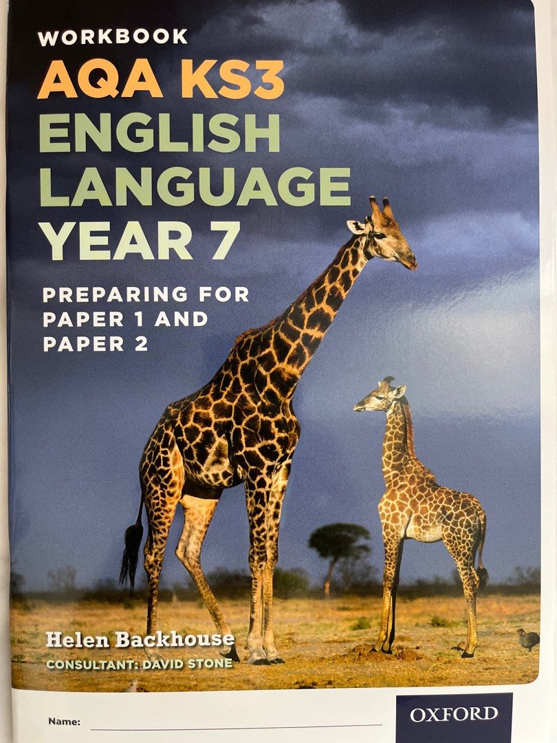 English Prep AQA KS3 workbooks for Year 7, Hobbies & Toys, Books ...