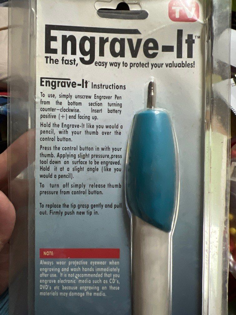 Engraving Pen, Hobbies & Toys, Stationery & Craft, Handmade Craft on ...