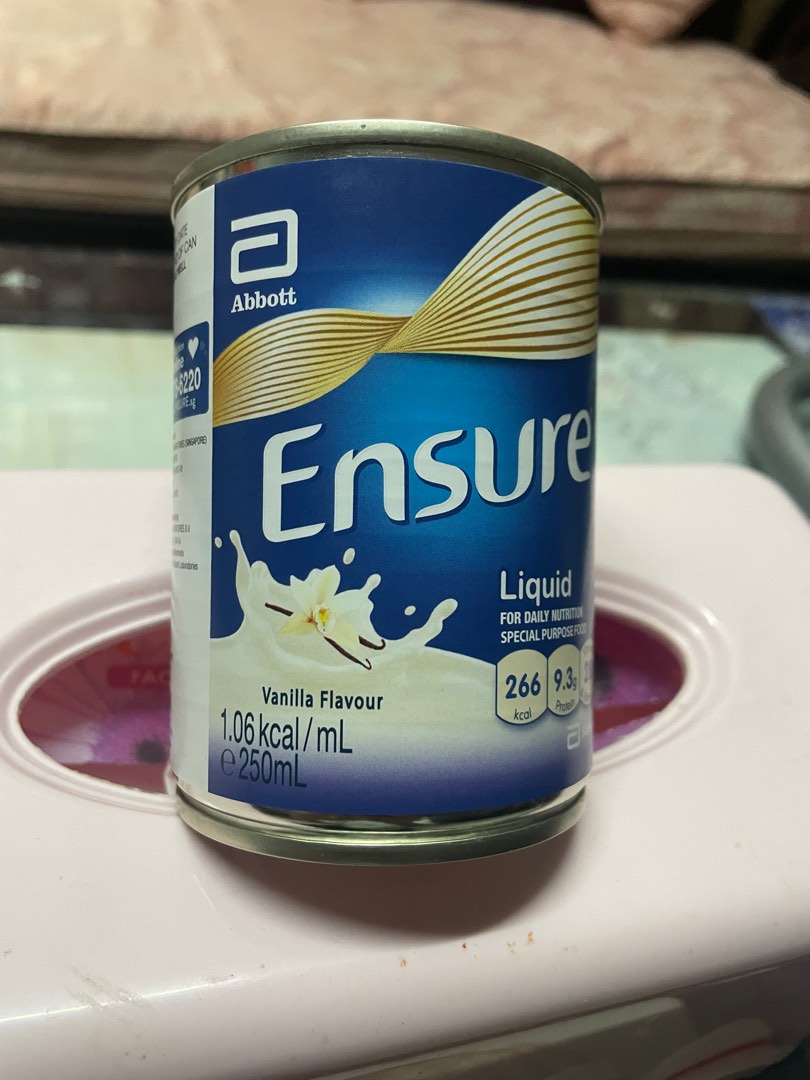 Ensure Liquid Vanilla Flavour 250 ml, Health & Nutrition, Health ...