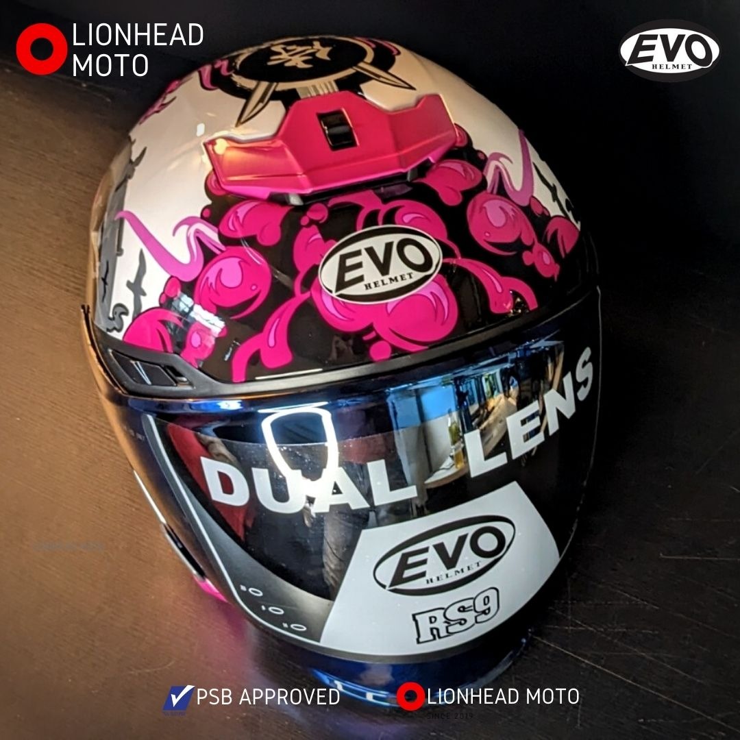 EVO HELMET SAMURAI LIMITED EDITION RS9 PSB APPROVED FREE DELIVERY ...