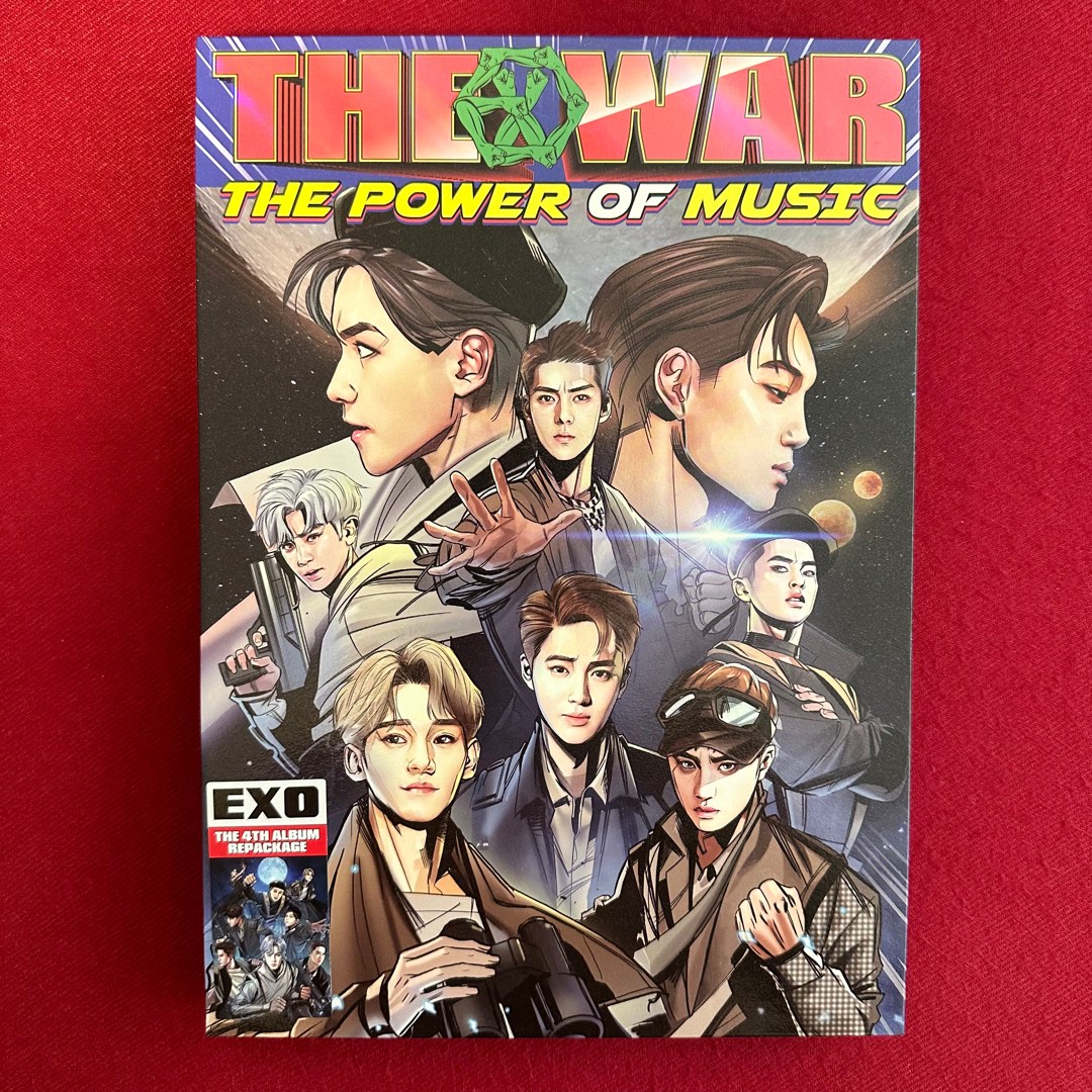 EXO “THE WAR Repackage (Chinese Ver.)” 淨專, 興趣及遊戲, 收藏品及紀念品, 韓流 - Carousell