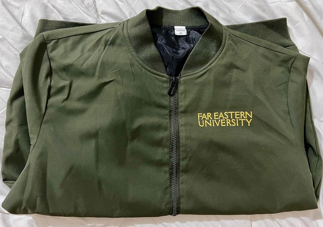 FEU Bomber Jacket, Men's Fashion, Coats, Jackets and Outerwear on Carousell