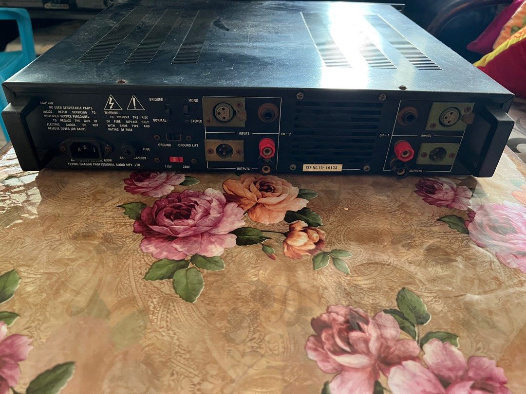 Fidek professional power amplifier FA-1002, Audio, Soundbars, Speakers ...