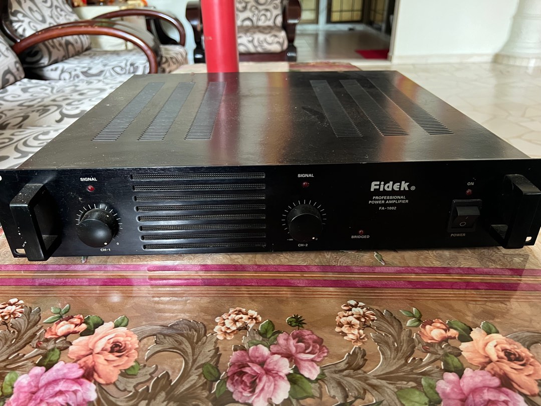 Fidek professional power amplifier FA-1002, Audio, Soundbars, Speakers ...